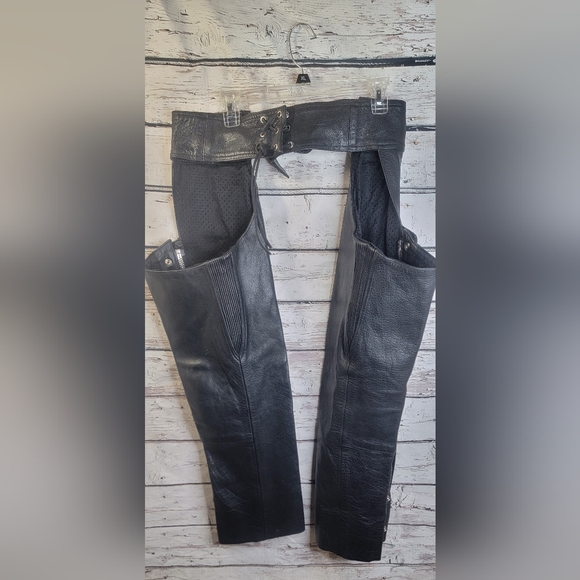 Pants & Jumpsuits | Pro Rider Leather Motorcycle Chaps Xs Womens Pride ...